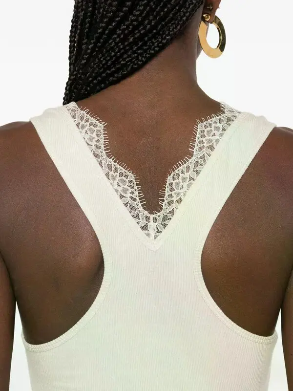 Nanushka Siara V-neck Tank Top - Neutrals