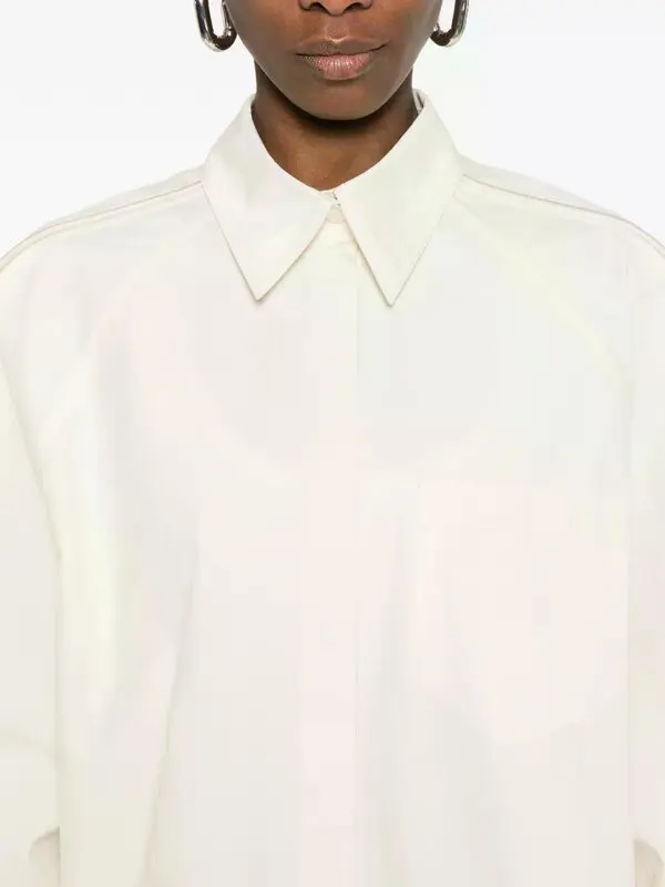 Nanushka Balloon Binding Detail Shirt