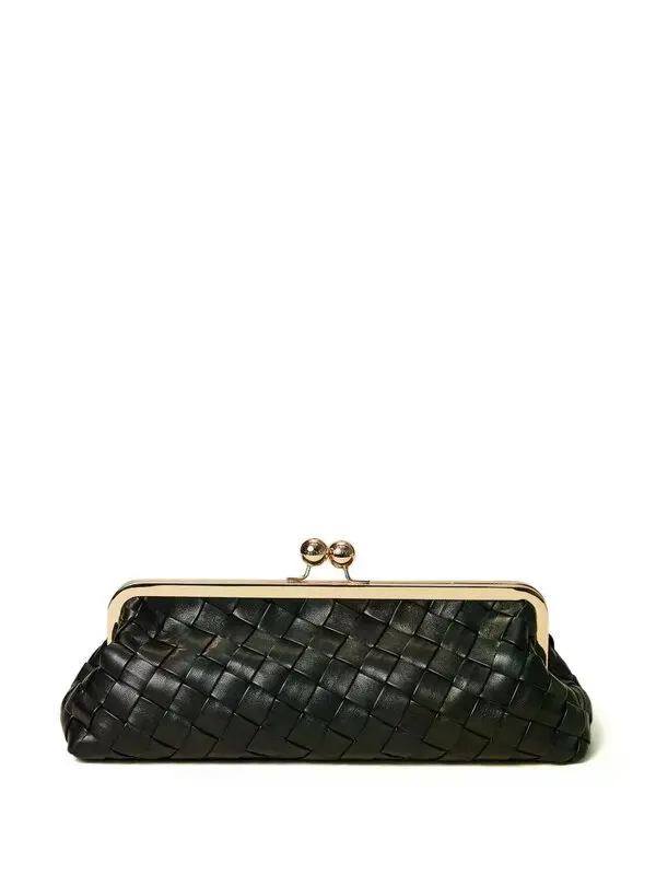 TWINSET Braided Clutch - Black