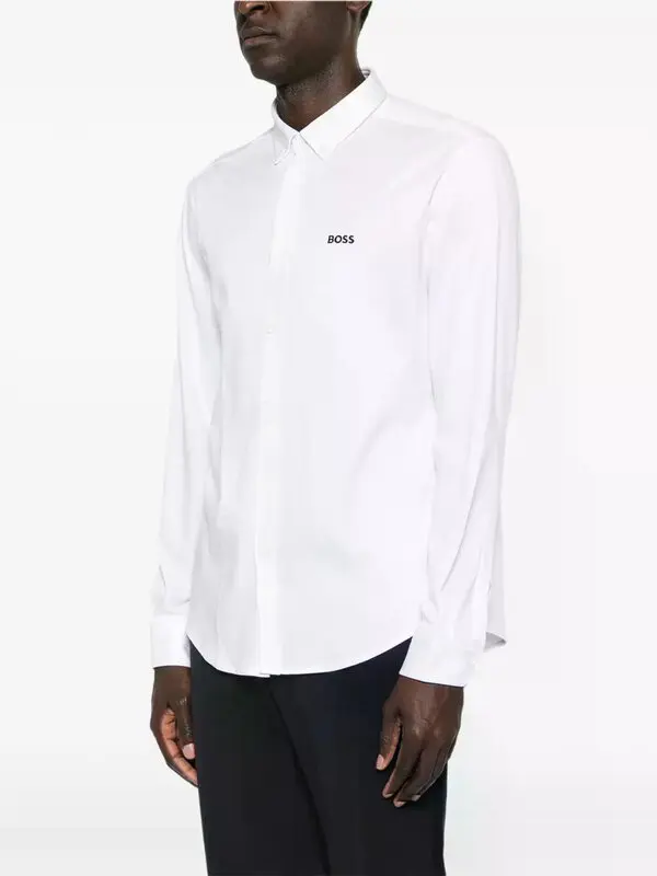 BOSS Logo-embroidered Shirt