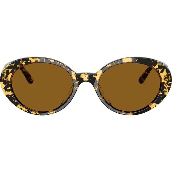 Oliver Spencer 51mm Oval Sunglasses - Tokyo Tortoise/true Brown