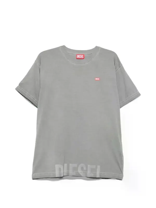 DIESEL T-norm-t7 Logo-detail T-shirt - Grey