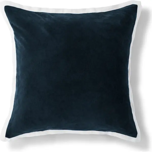 CHRISTY Eltham Luxury Velvet Cotton Cushion - Navy