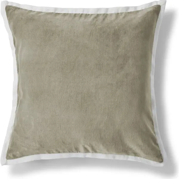 CHRISTY Eltham Luxury Velvet Cotton Cushion - Sand