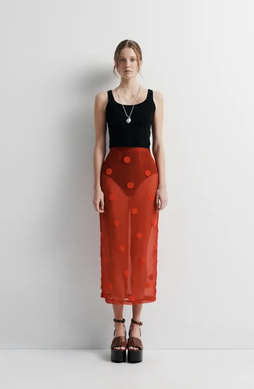 ROMY Sadie Skirt - Red