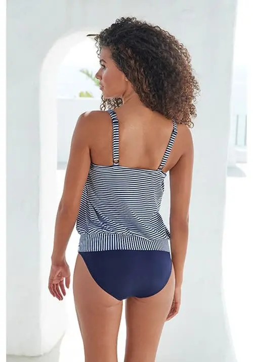 LASCANA Striped Tankini Top