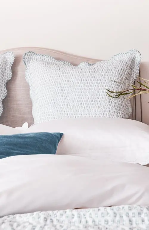 CHRISTY Victoria Vintage Inspired Textured Pillowsham Pair