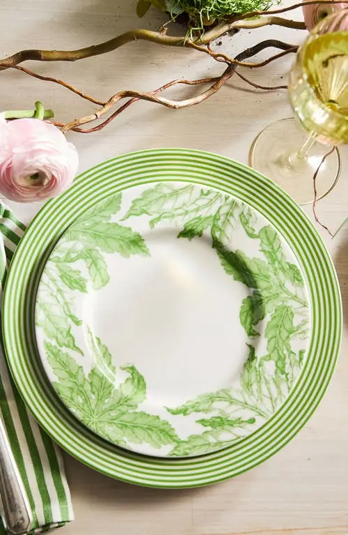 CASKATA Freya Rimmed Salad Plateporcelainset 4