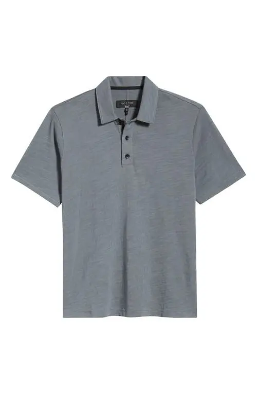 Rag & Bone Classic Flame Cotton Polo