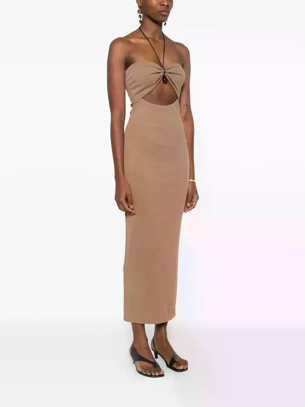 Nanushka Special Strap Bandeau Midi Dress