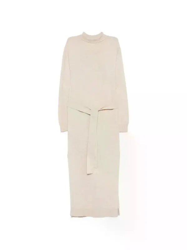 Nanushka Turtleneck Tie Knitted Midi Dress