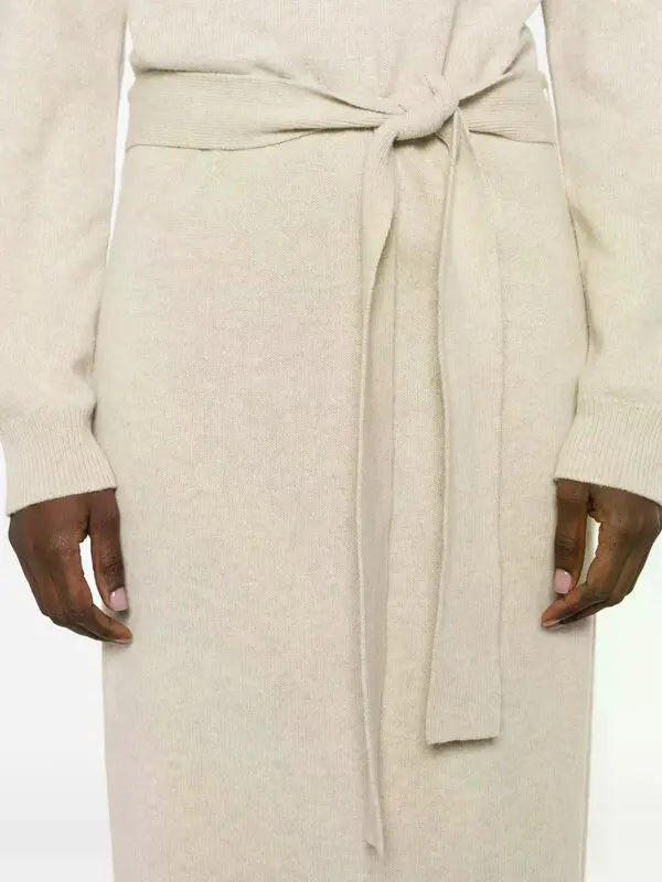 Nanushka Turtleneck Tie Knitted Midi Dress