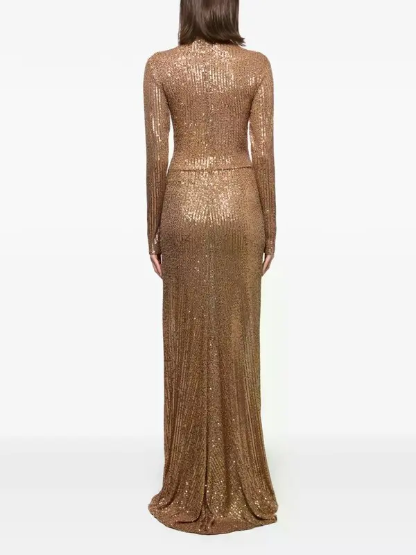 ATU BODY COUTURE Sequin-embellished Maxi Dress