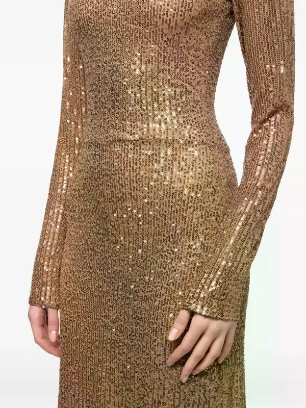ATU BODY COUTURE Sequin-embellished Maxi Dress