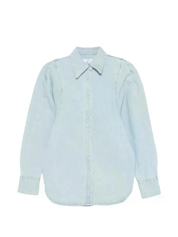 Bite Studios Puff-sleeve Denim Shirt