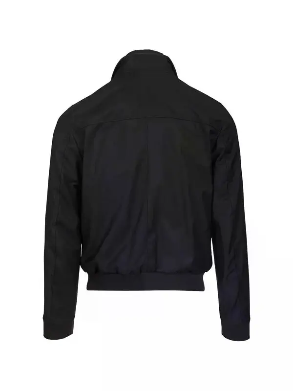 MOORER Buttoned Zip-fastening Jacket