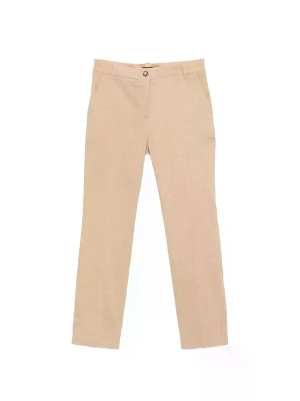 Pinko Bello Cropped Trousers - Neutrals