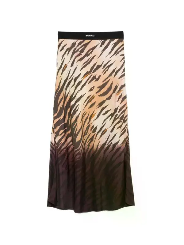 Pinko Hollie Midi Skirt - Brown