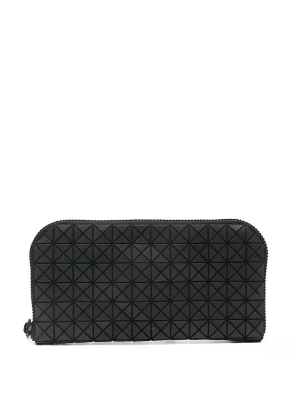 Issey Miyake Geometric Zip Wallet - Black