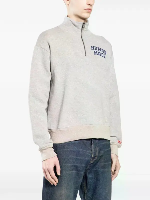 HUMAN MADE Half-zip Sweatshirt
