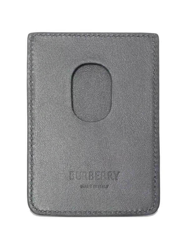 Burberry Pop Check Magnetic Card Case