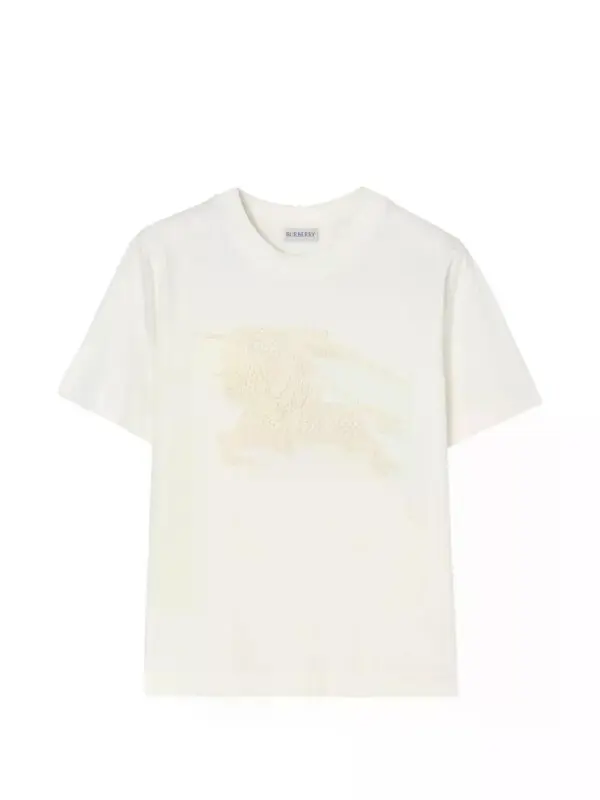 Burberry Knight Cotton T-shirt - White