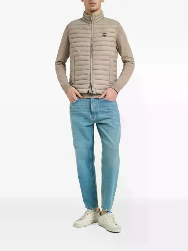 COLMAR Quilted Zip Gilet - Neutrals