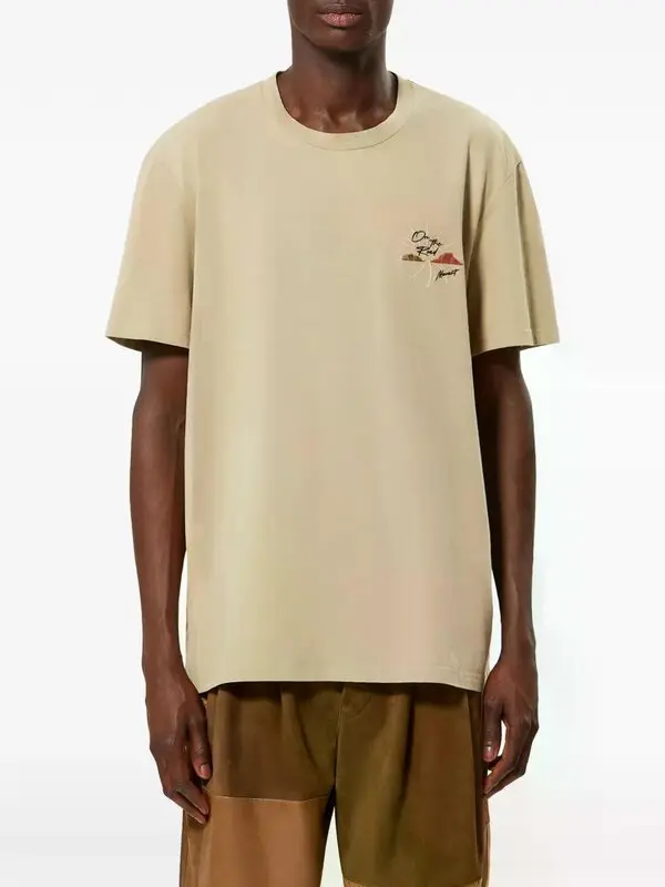 MARANT Honore Chest-embroidery T-shirt