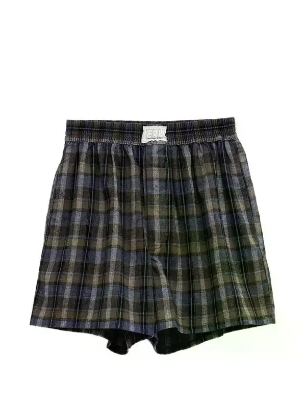 ERL Checked Boxers - Brown
