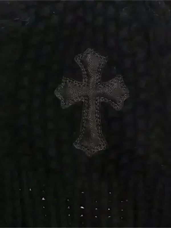 Chrome Hearts Cross Patch Beanie