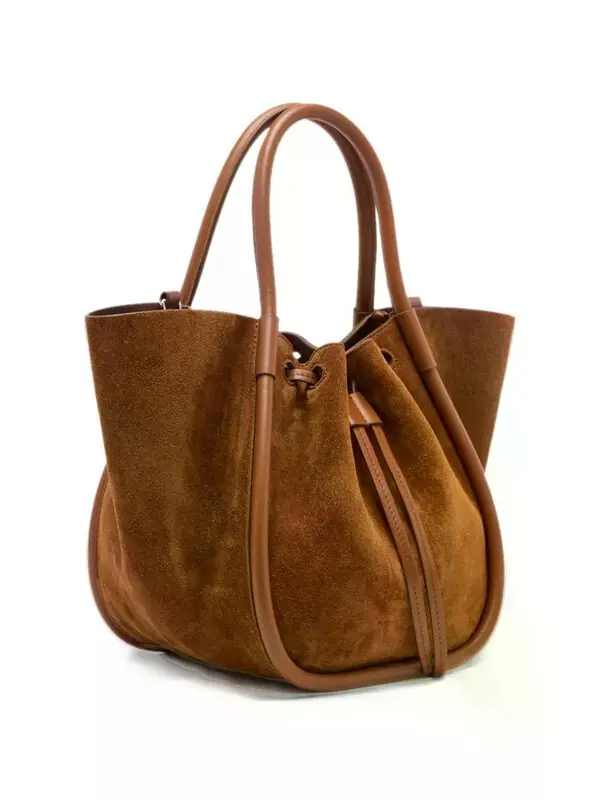 Proenza Schouler Small Ruched Tote Bag - Brown