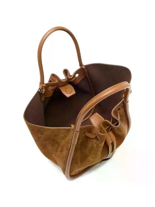 Proenza Schouler Small Ruched Tote Bag - Brown