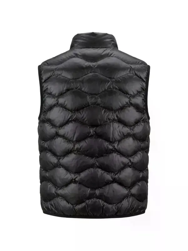 BLAUER. Quilted Gilet - Black