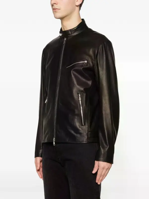 Tagliatore Biker Zip Jacket - Black