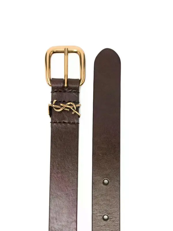 Saint Laurent Monogram Buckle Belt