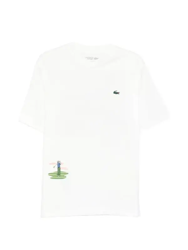 Lacoste Graphic Short-sleeve T-shirt - White