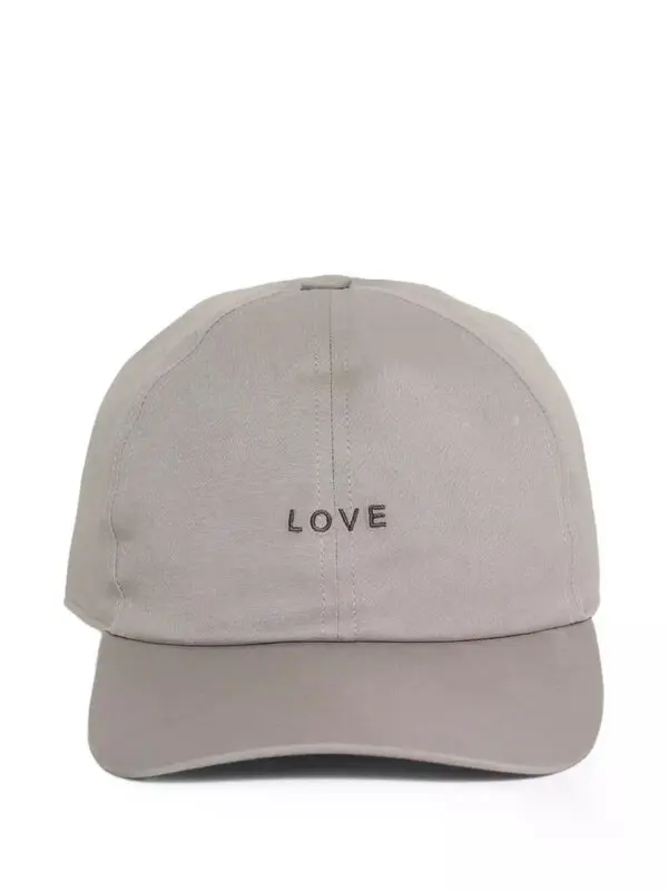 Rick Owens Lettering-embroidered Baseball Cap - Neutrals