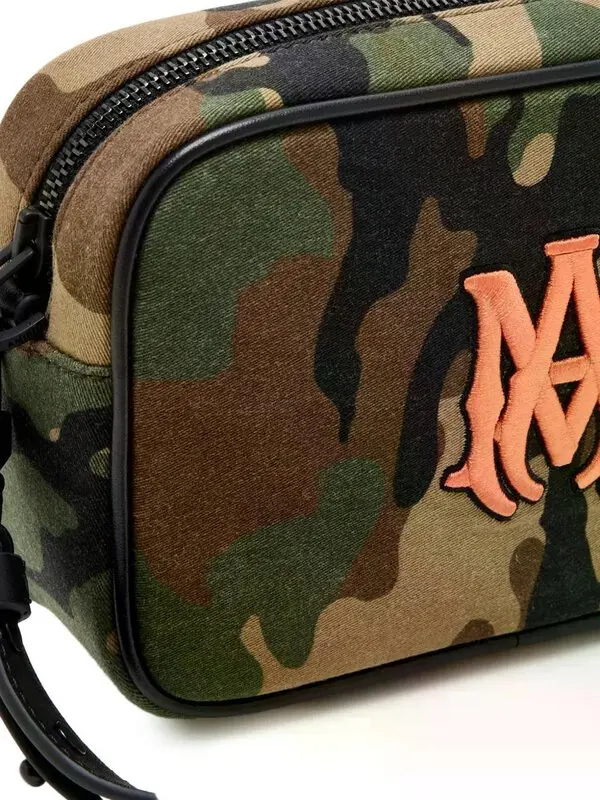 Amiri Camouflage Appliqué Wash Bag