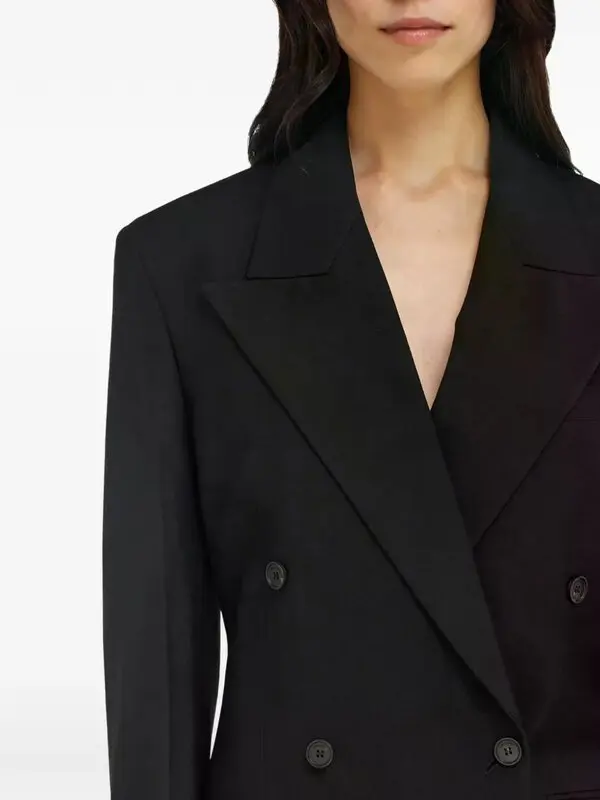 FERRAGAMO Double-breasted Wool And Mohair Blazer