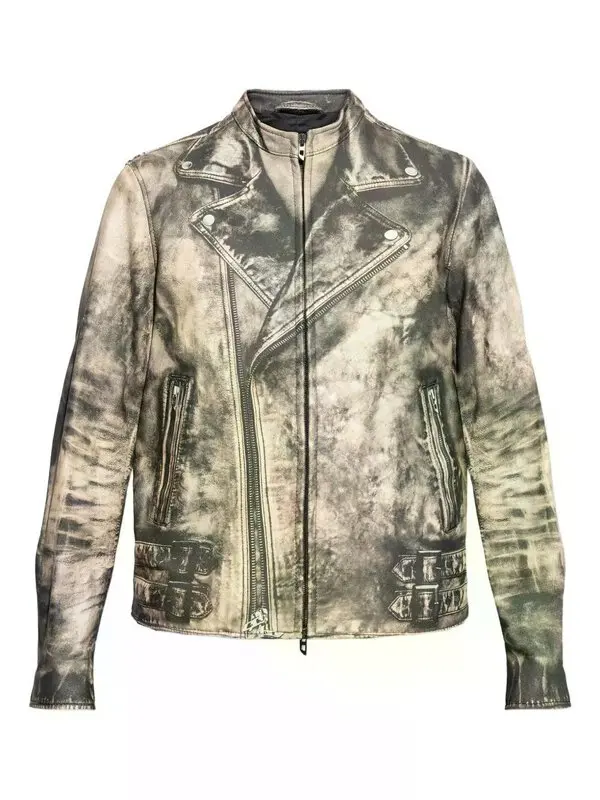 DIESEL L-tad Leather Jacket