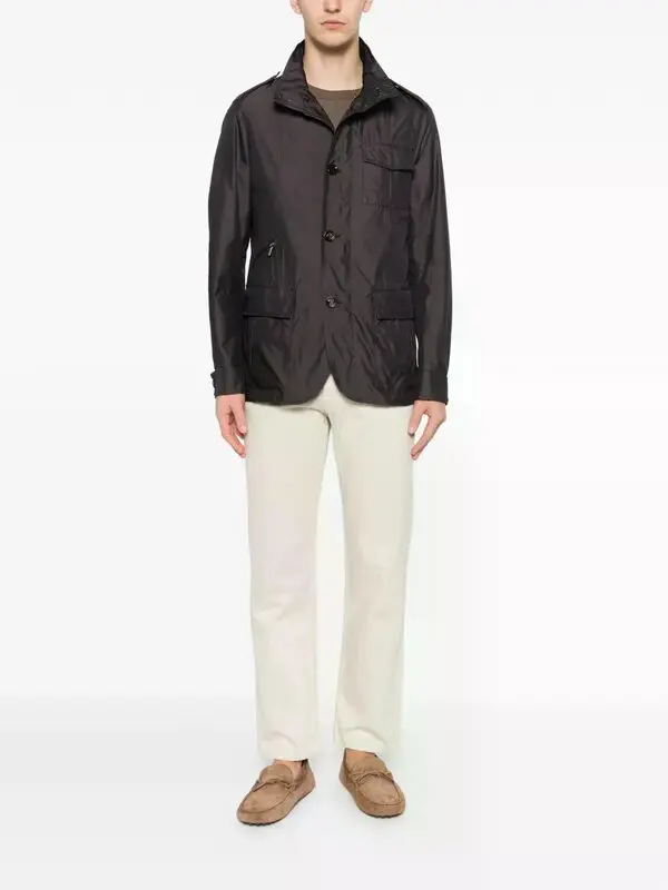 MOORER Chest-pocket Military Jacket