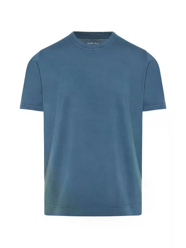Fedeli Crew-neck T-shirt - Blue