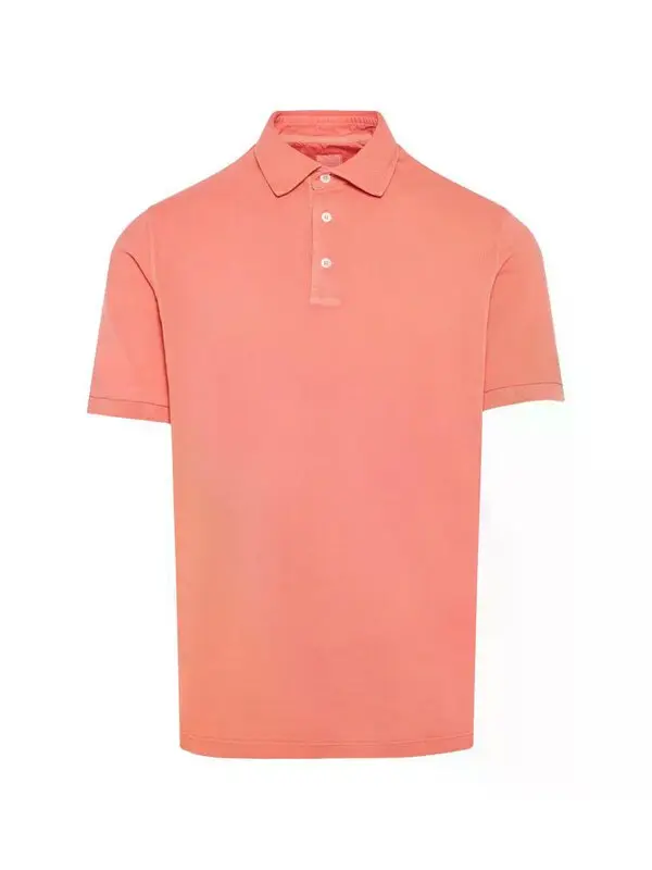 Fedeli North Buttoned Polo Shirt - Red