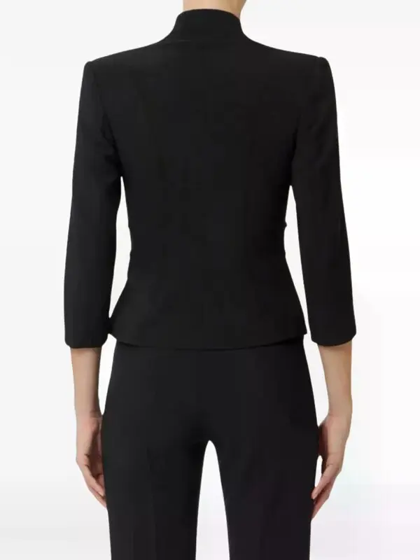 Elisabetta Franchi V-neck Blazer With Corset Detail