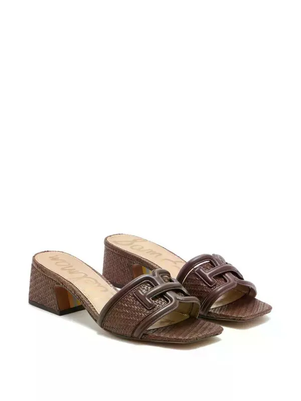 Sam Edelman 45mm Waylon Heeled Sandals - Brown