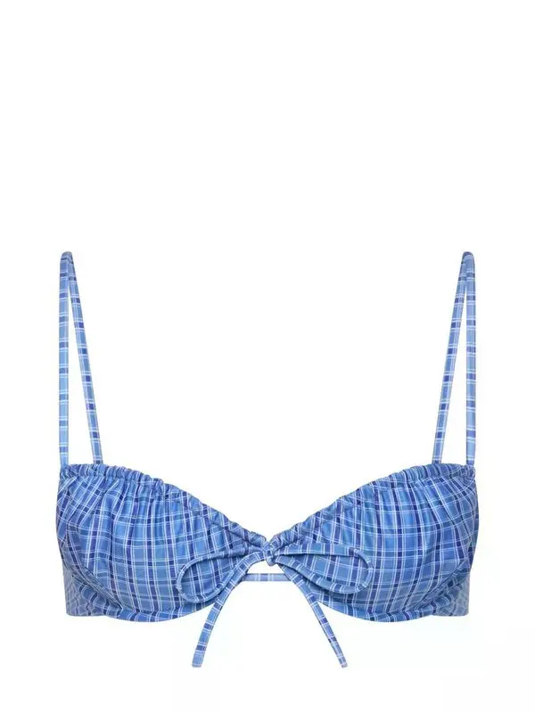 Faithfull The Brand Ombra Bikini Top - Blue