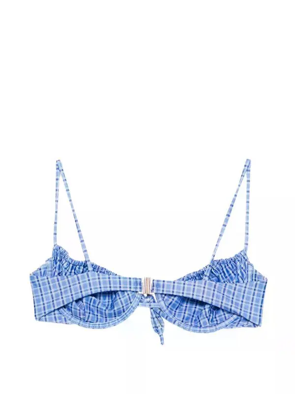 Faithfull The Brand Ombra Bikini Top - Blue