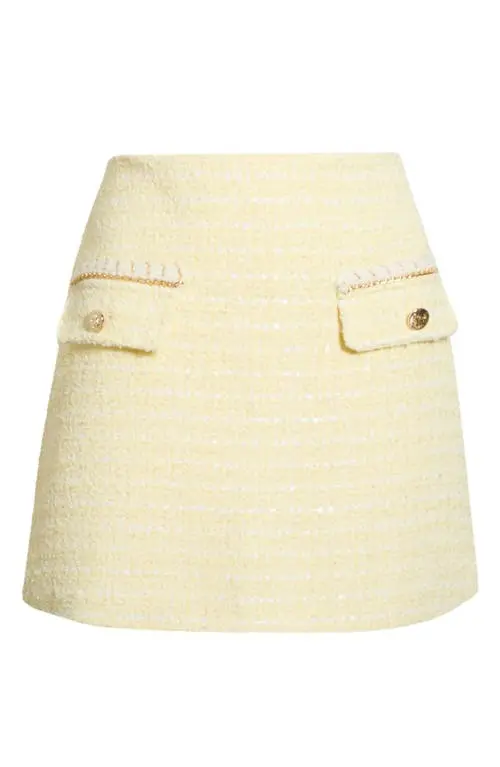 Avec Les Filles Tweed Mini Skort