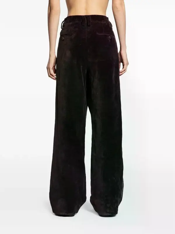 ZIGGY CHEN Pleated Wide-leg Trousers