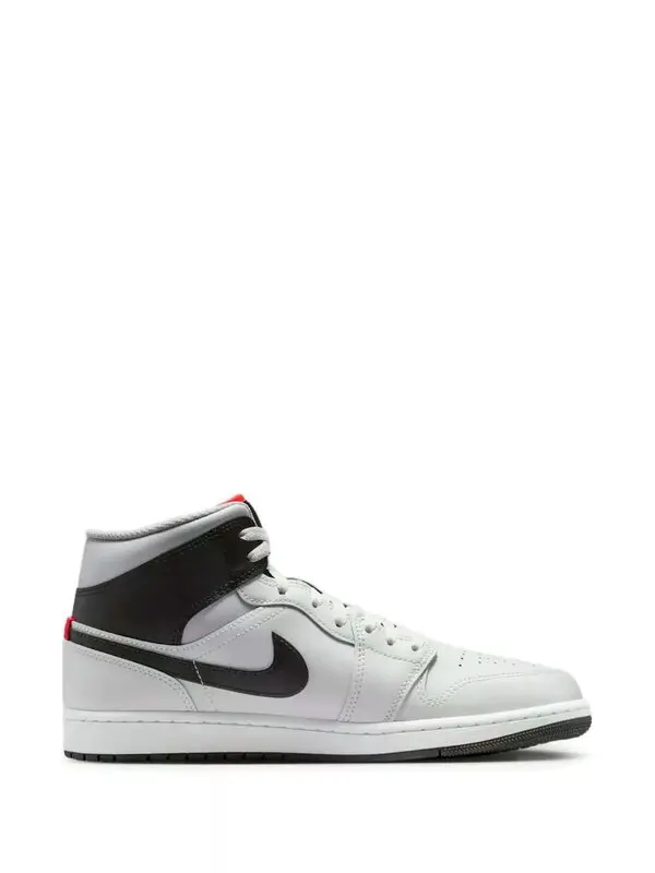 JORDAN Air 1 Mid Lace-up Sneakers - Grey